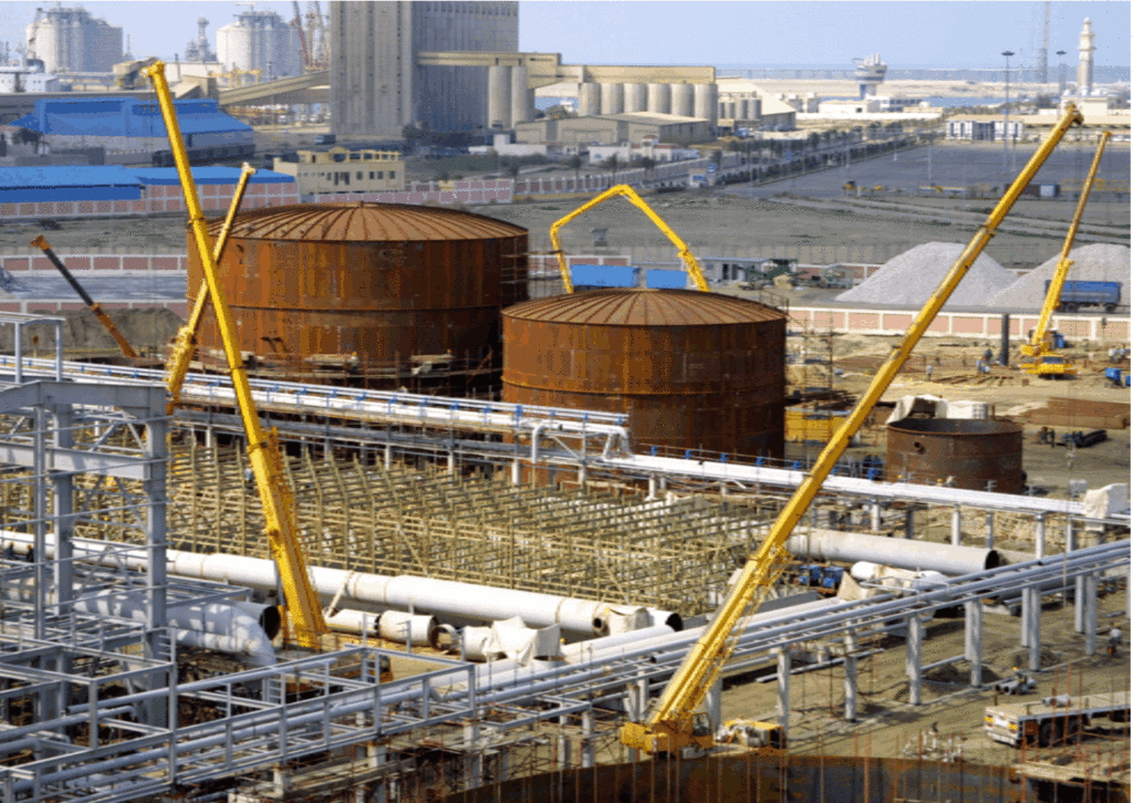 Ammonia Urea Fertilizer Complex – Abou Qir – Egypt Cranes
